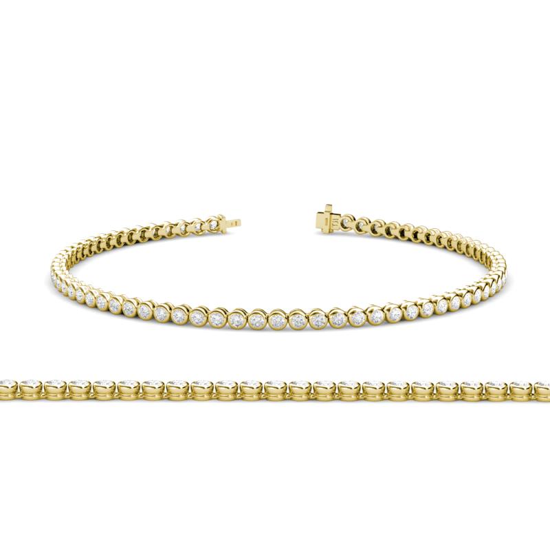 2.7mm White Sapphire Tennis Bracelet